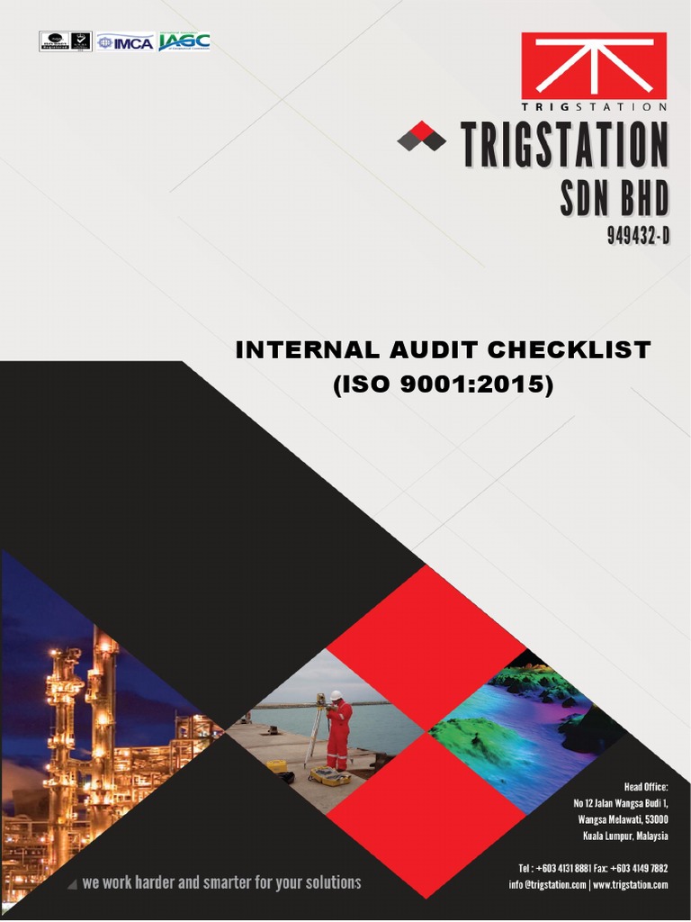 Internal Audit Checklist (Updated) | Download Free PDF | Quality ...