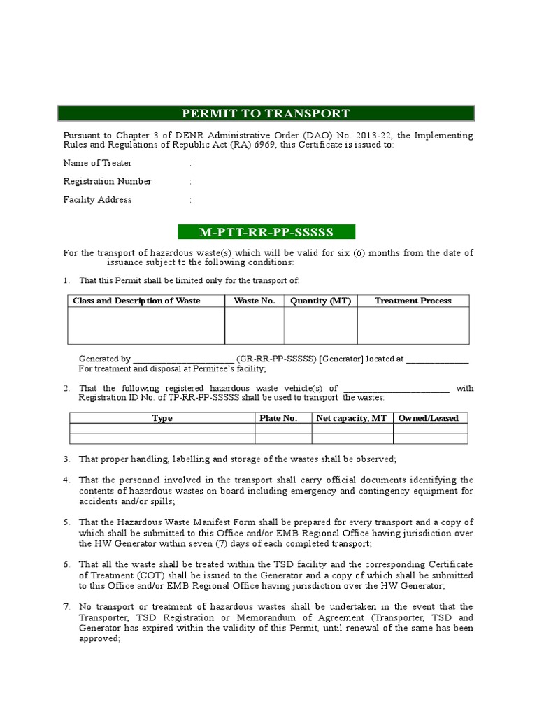 PTT Template | PDF | Hazardous Waste | Justice