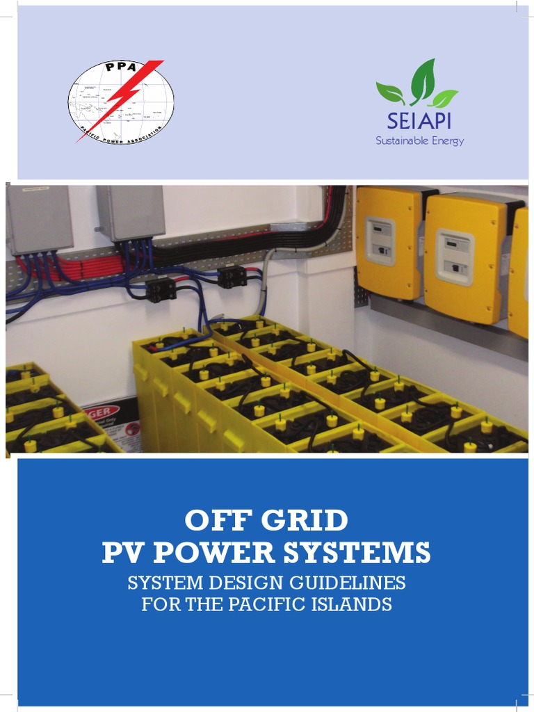 Off Grid PV Systems Design Guidelines | PDF | Power Inverter ...
