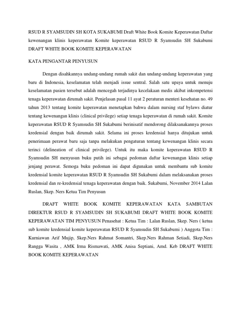 Contoh White Book | PDF