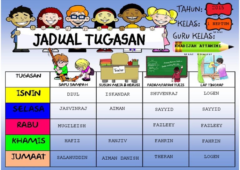 Jadual Tugasan | PDF