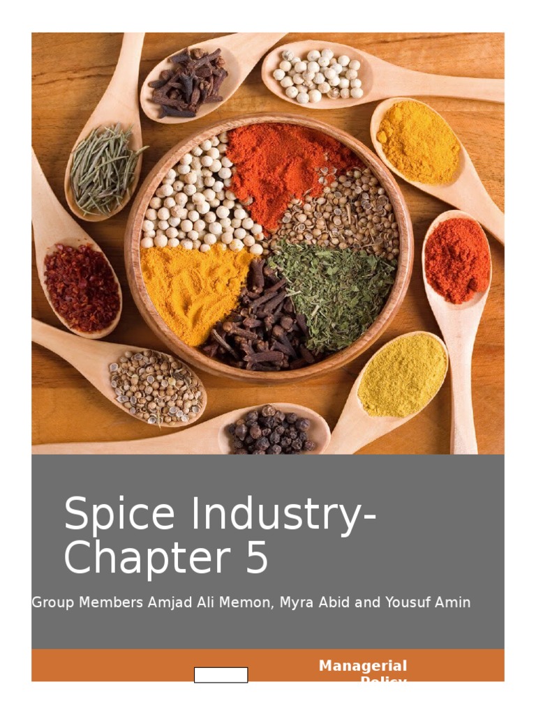 Spice Industry | PDF | Foods | Brand