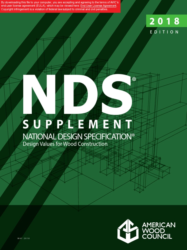 2018 NDS Supplement | PDF | Lumber | Wood