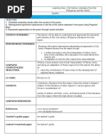 Grade 11 HUMSS Lessons Overview | PDF