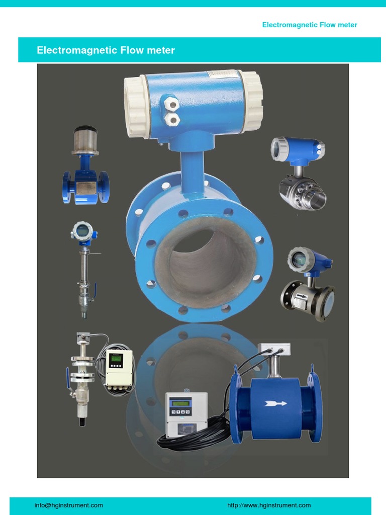 Electromagnetic FLOW METER | PDF | Flow Measurement | Fluid Dynamics