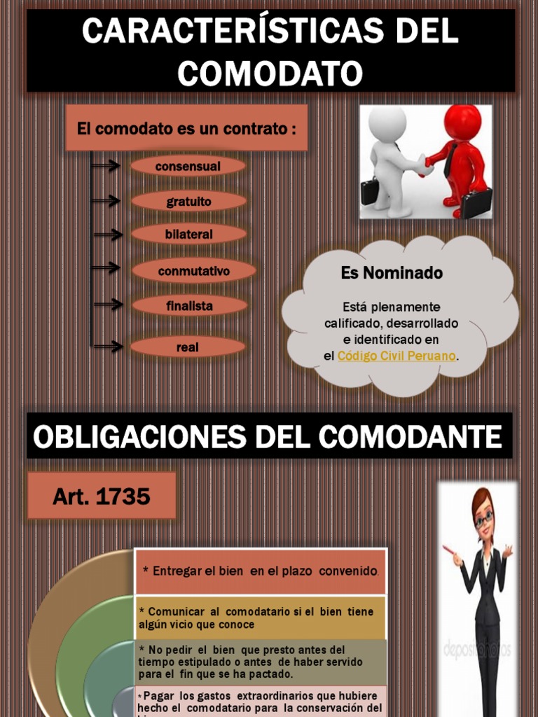 Características Del Comodato | PDF | Ley de obligaciones | Derecho ...