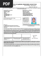 Candidate Hall Ticket | PDF | Identity Document