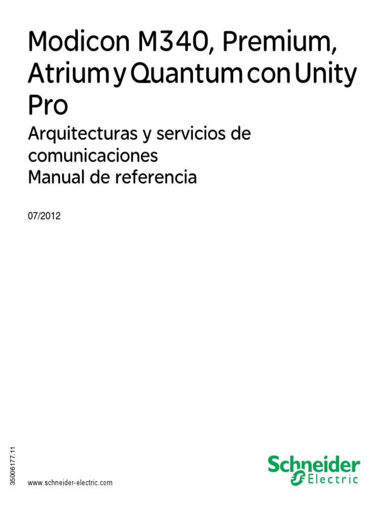 Modicon M340, Premium | PDF | Tabla (base de datos) | Red de computadoras