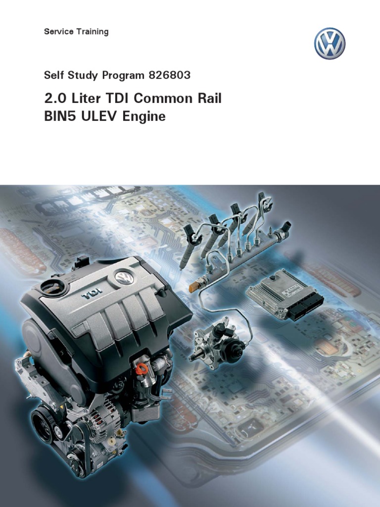 Training Guide for the 2.0 Liter TDI Common Rail Diesel Engine | PDF ...