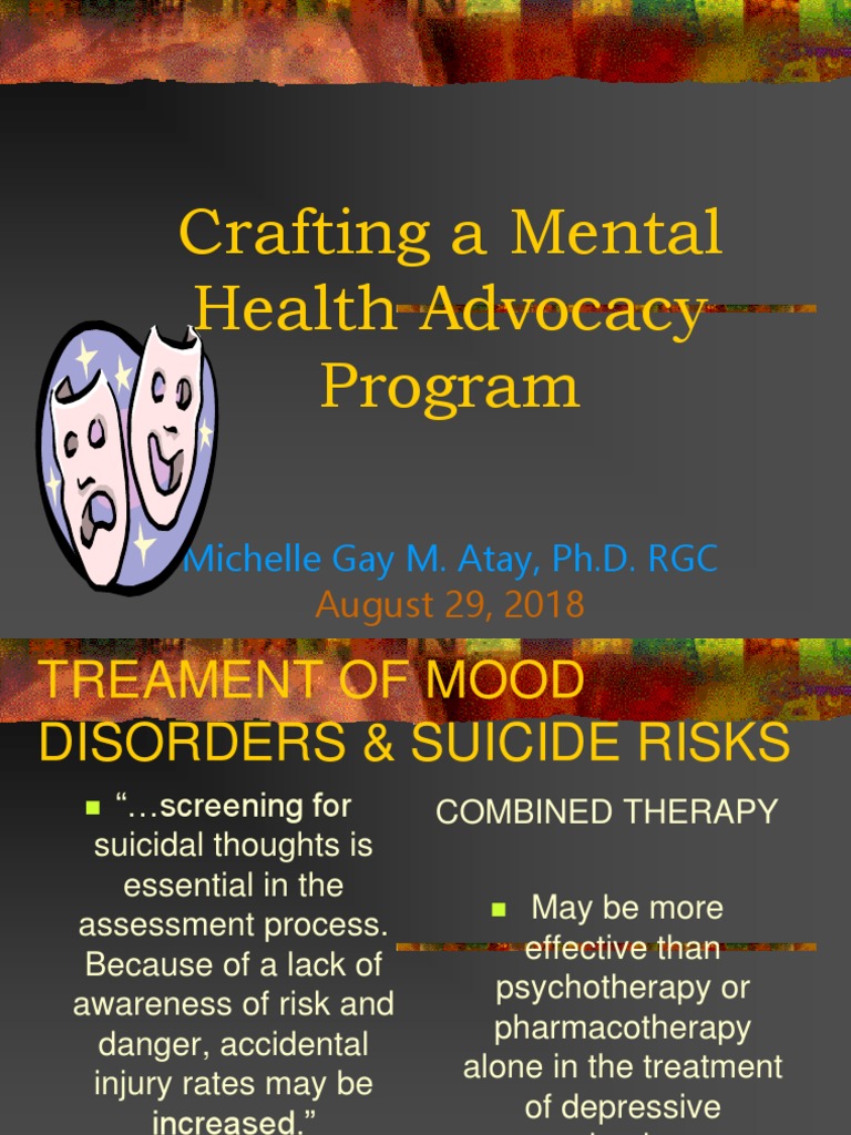 Mental Health Advocacy Program Guide | PDF | Suicide | Social ...