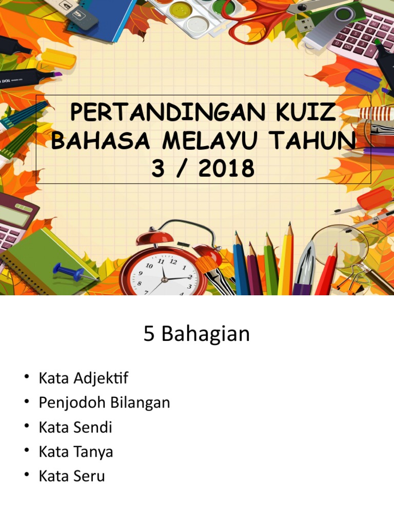 Kuiz BM Tahun 3 | PDF