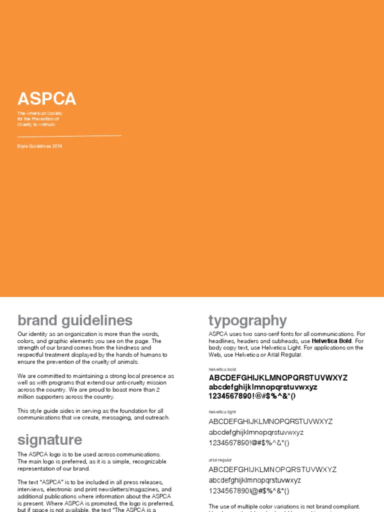 Style Guide | PDF | Helvetica | Arial