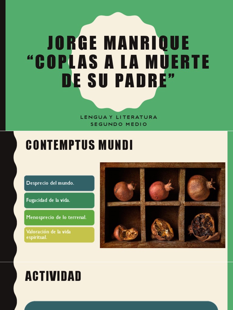 Actividad Contemptus Mundi | PDF