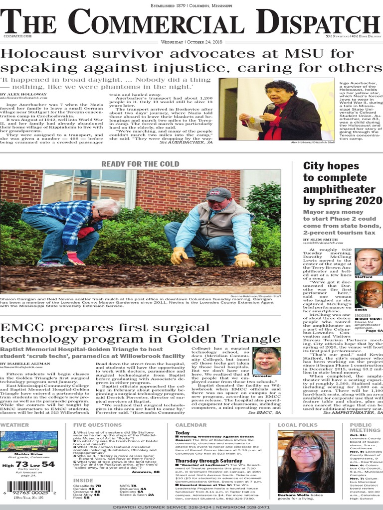 Commercial Dispatch Eedition 10-24-18 | PDF | United States Postal Service