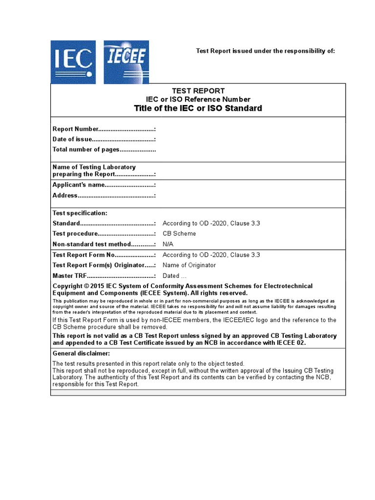 Title of The IEC or ISO Standard | PDF | Insulator (Electricity ...