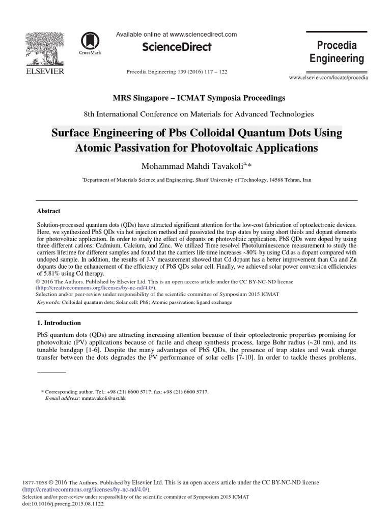 A Review On Solar Cells From Si Single Crystals To Po 2015 Journal of ...