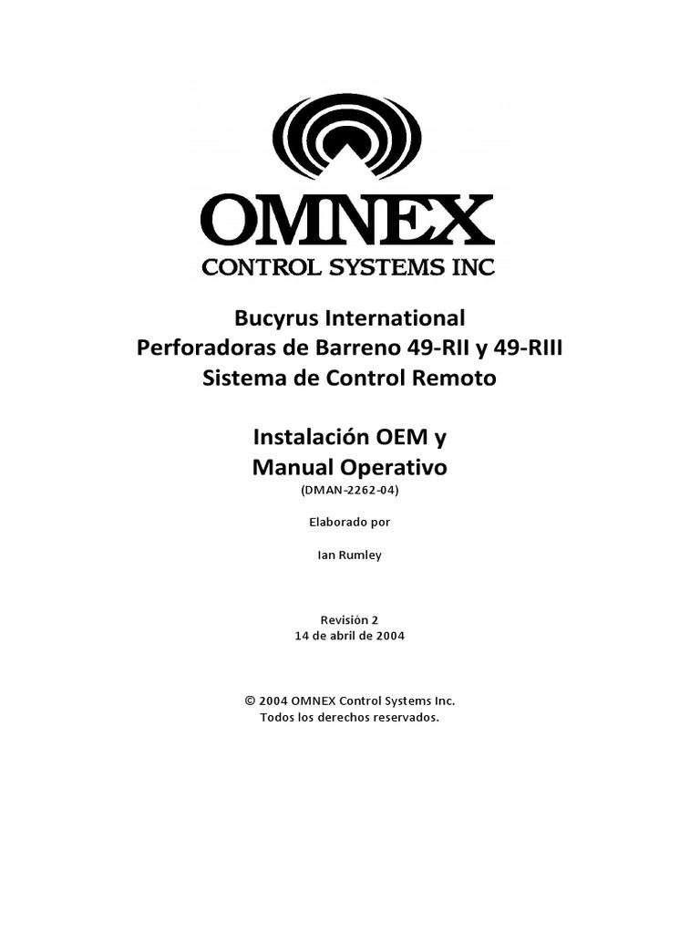 Manual Omnex Spanish | Descargar gratis PDF | Control remoto | Sistema ...