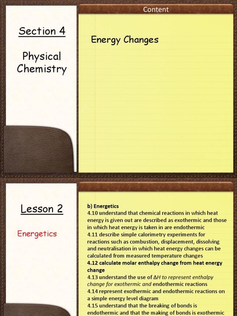 Calculating Enthalpy Changes: Methods for Measuring Heat Energy ...