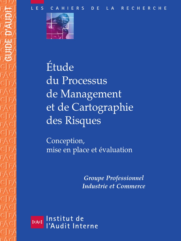 Cahier de La Recherche Processus Management Et Carto Des Risques | PDF | Audit | Risque