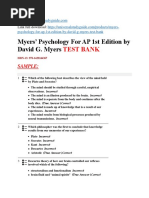 AP Psych Myers Unit Practice Test Multiple Choice Answers | PDF | Tests ...