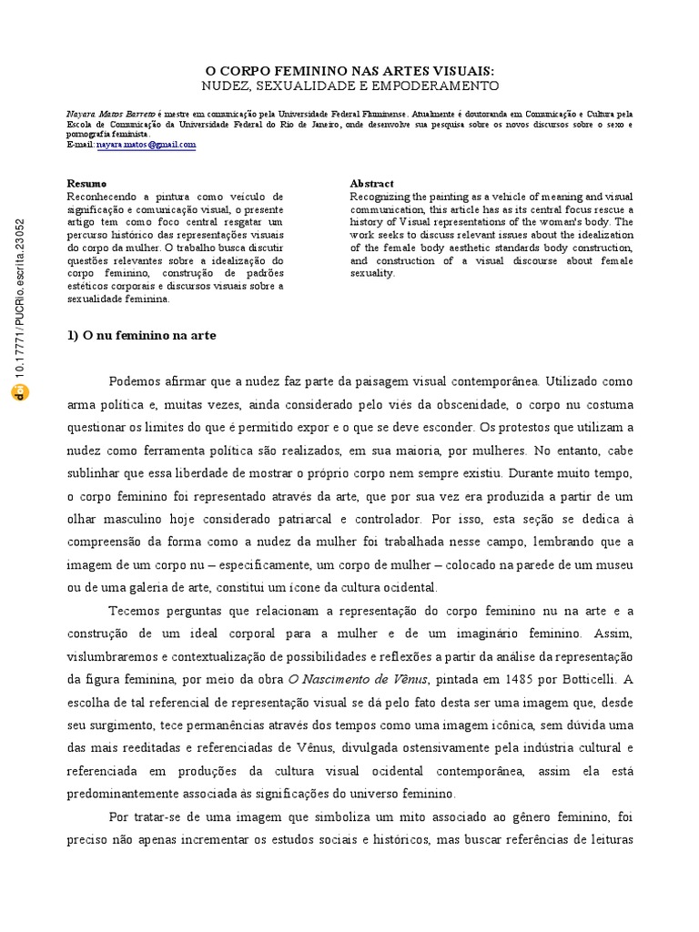 Ana Maria Colling | PDF | Feminilidade | Feminismo