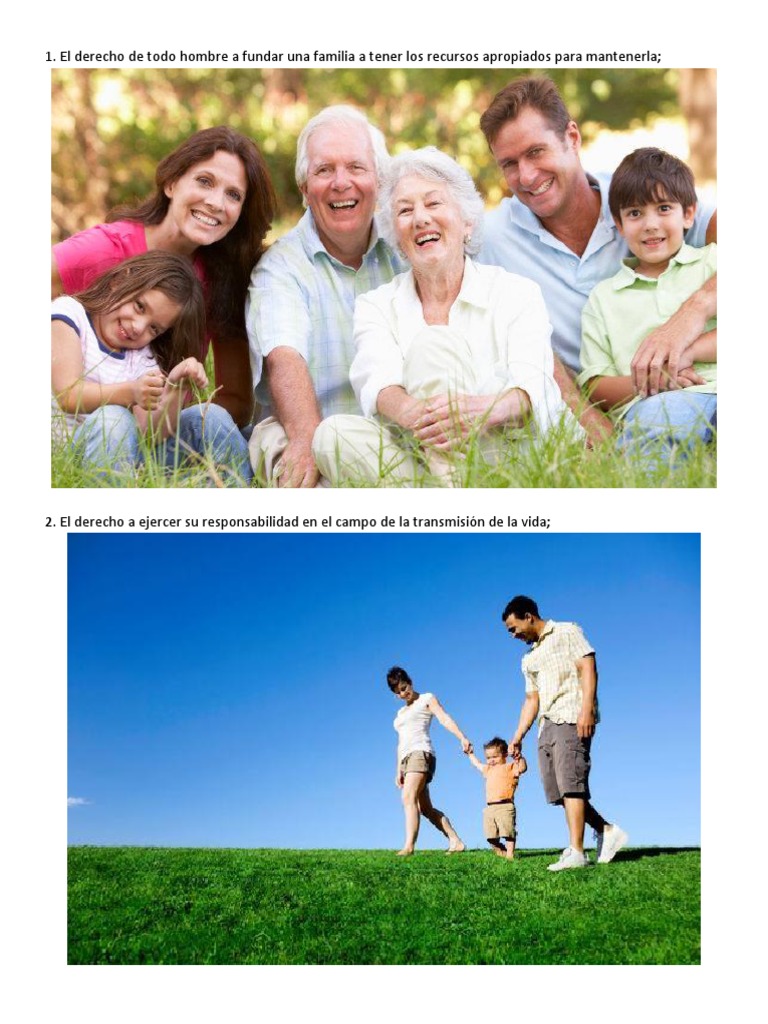 Derechos fundamentales de la familia | PDF