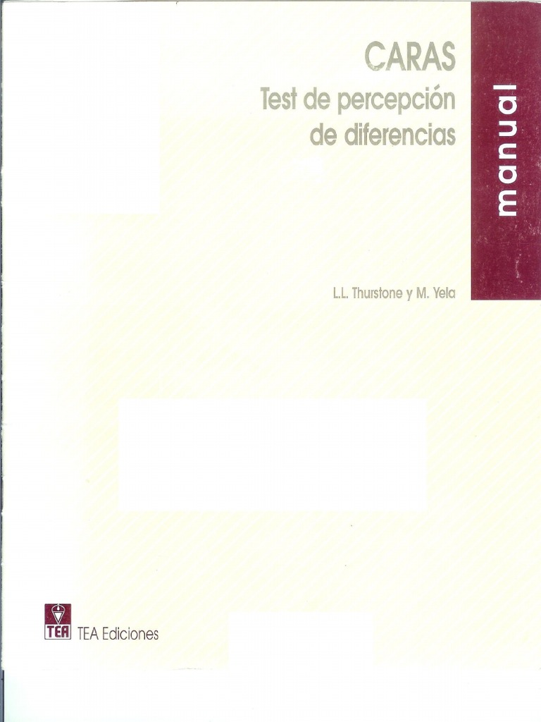 Manual Test Caras | PDF