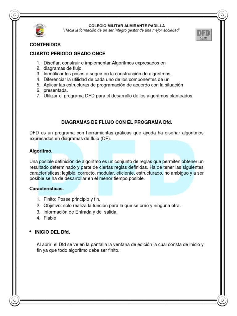 11 DFD | PDF | Algoritmos | Comillas