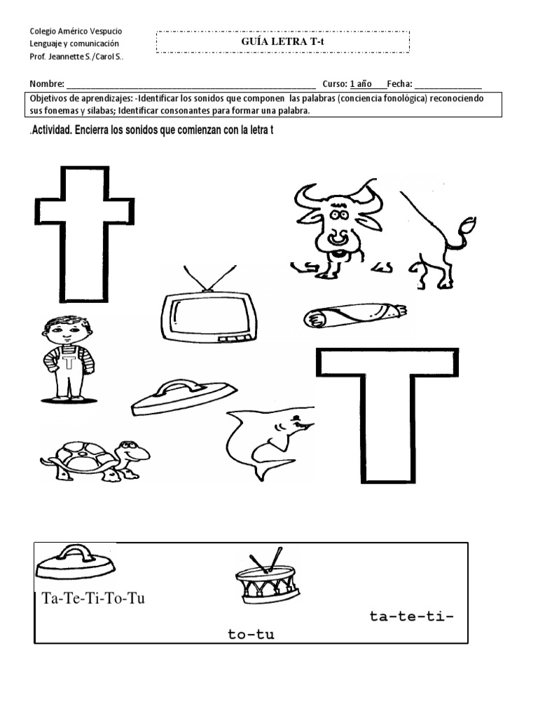 GUIA T Primero | PDF