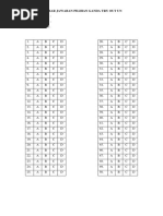 100 Multiple Choice Bubble Sheet | PDF | Test (Assessment) | Pedagogy