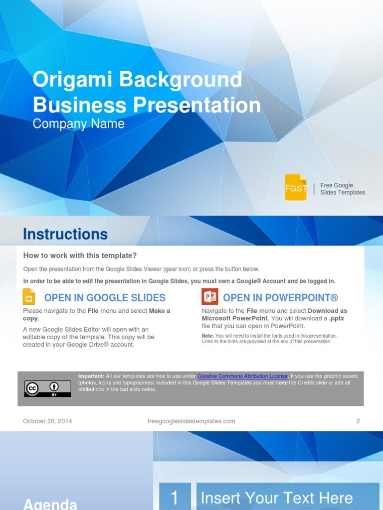 FGST0002 - Origami Background Business Presentation | PDF | Microsoft ...