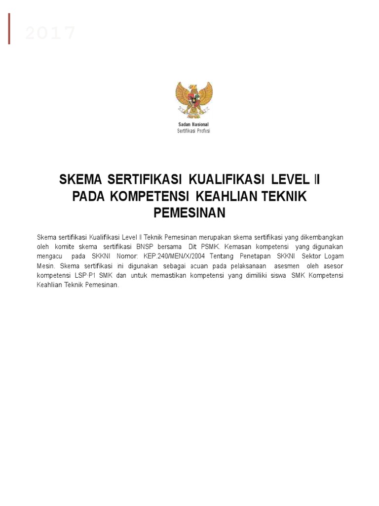 11 KKNI II Teknik Pemesinan | PDF