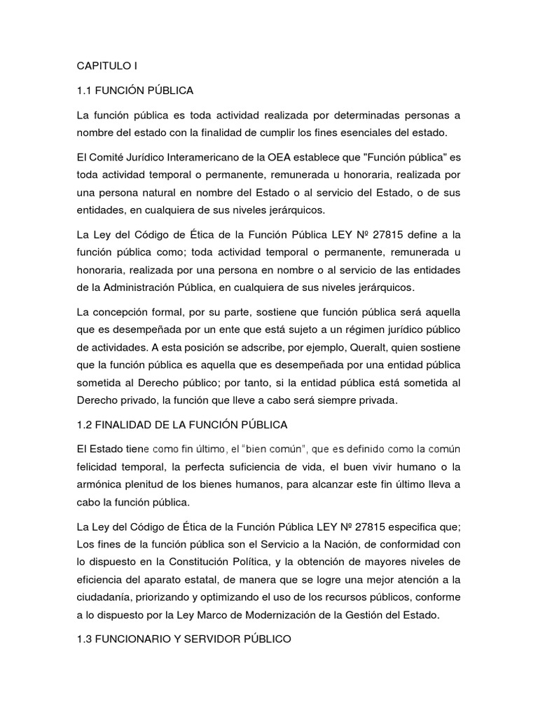 Etica En La Funcion Publica Pdf Corrupción Política