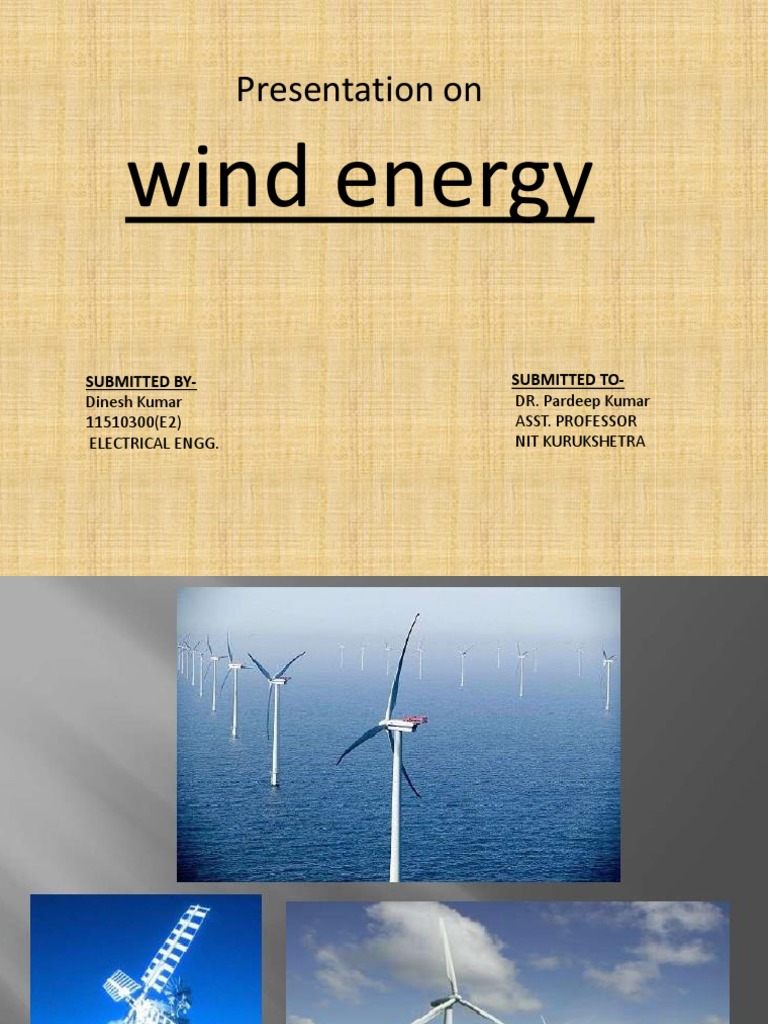 Wind Energy | PDF