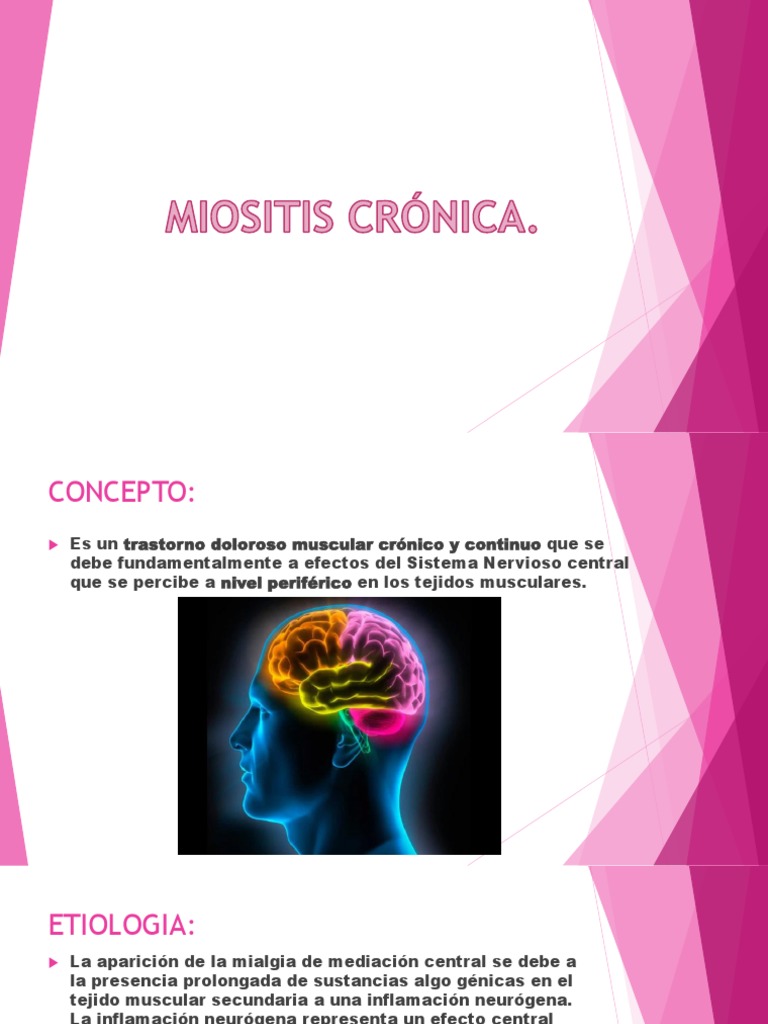 Miositis Cronica | PDF | Dolor | Músculo