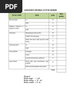 Penilaian Resiko Jatuh Pasien Dewasa Skala Morse Fall Scale | PDF