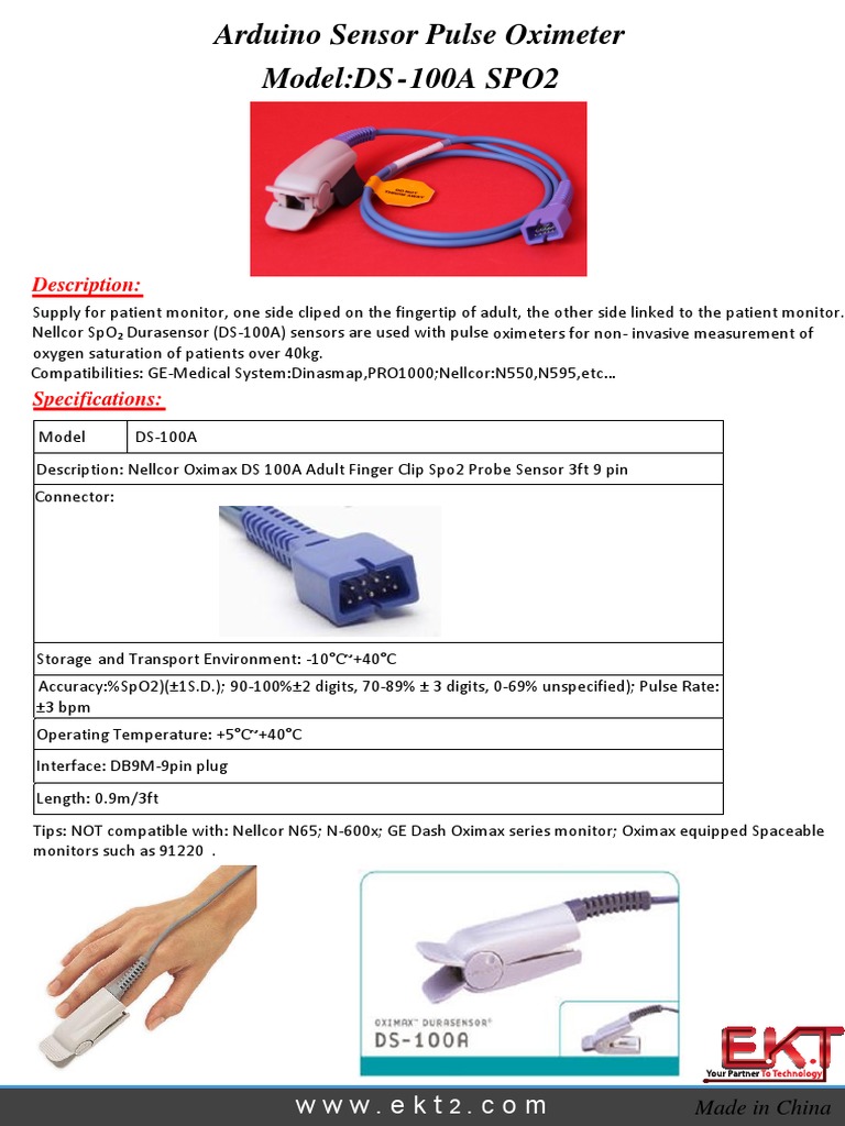 412 Arduino Sensor Pulse Oximeter | PDF