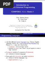 Programming With C++ COMP2011: Introduction: Cecia Chan Albert Chung ...