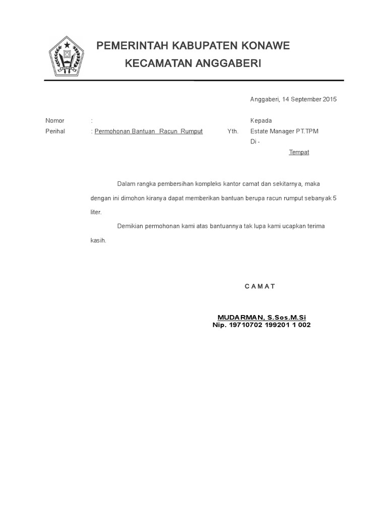 Permintaan Bantuan Racun Rumput | PDF