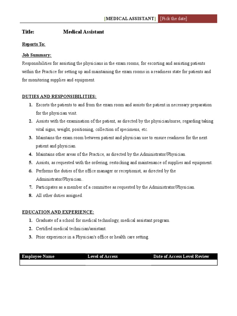 Medical Assistant | PDF