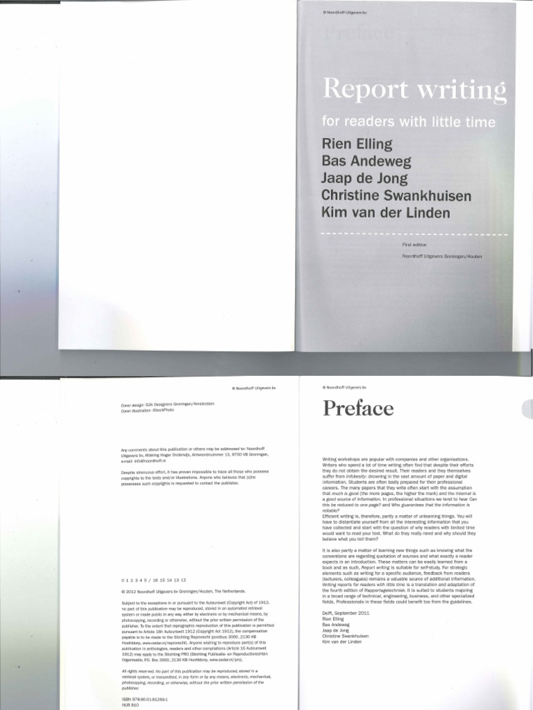 Report Writing For Readers With Little Time | PDF | Mind | Question