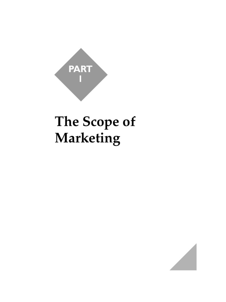 The Scope of Marketing | PDF