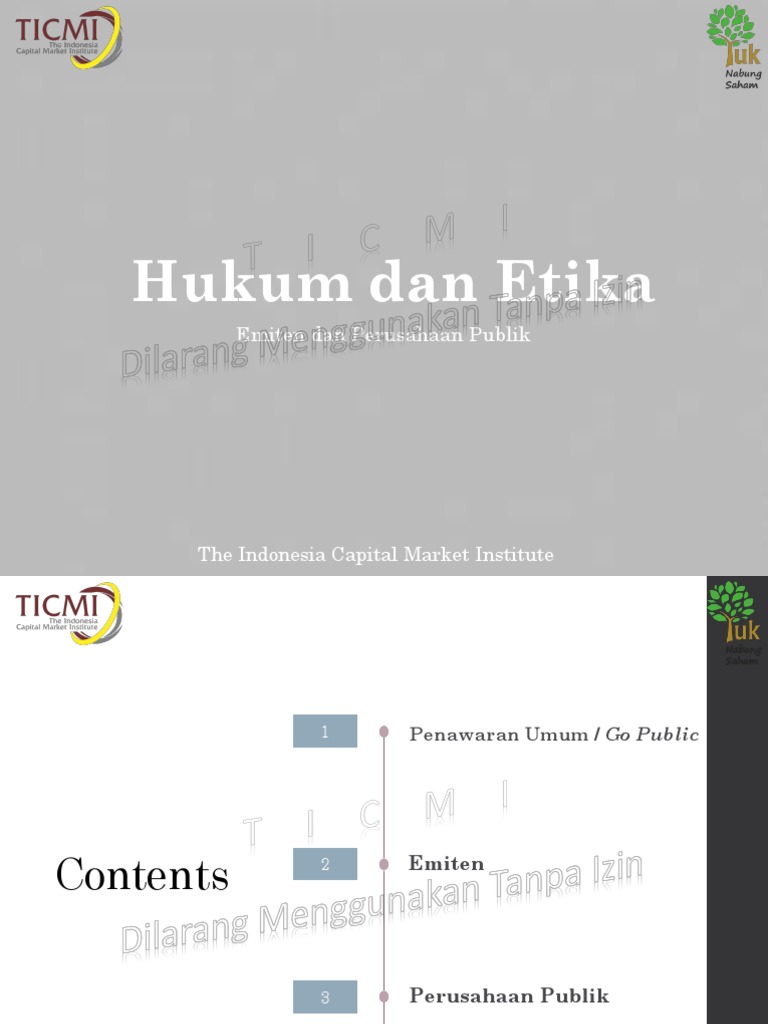 3 - TICMI-HE - Emiten Dan Perusahaan Publik | PDF