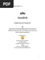 Sanskrit Sandhi Rules Explained | PDF | Consonant | Orthography