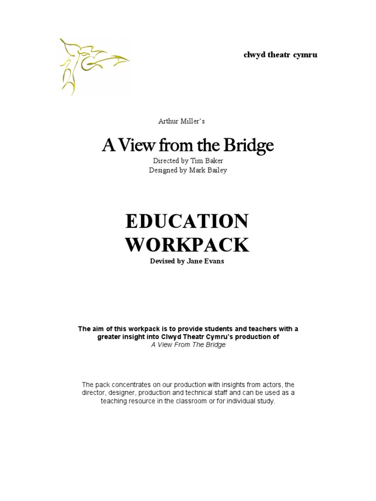 'A View From The Bridge' Teacher's Pack | PDF | Stress (Linguistics ...