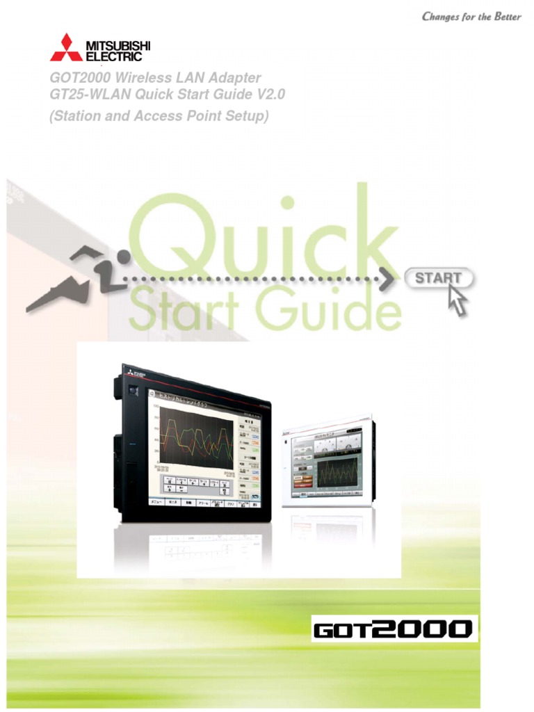 GOT2000 WLAN Quick Start Guide | PDF | Wireless Lan | Wireless Access Point