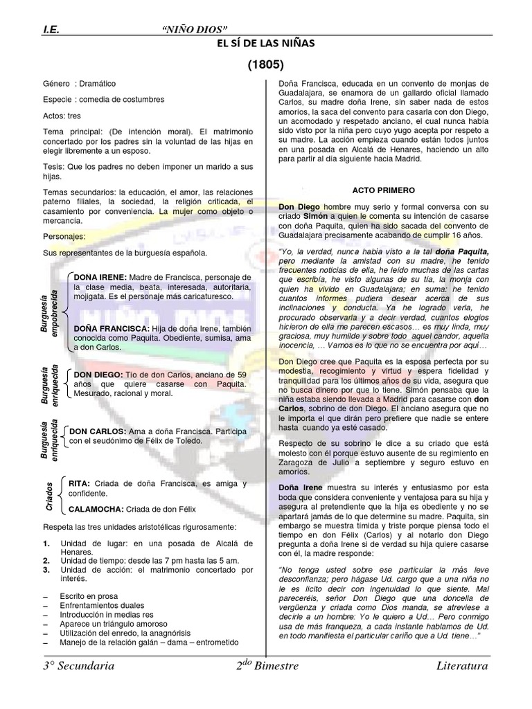 El Si de Las Niñas | PDF