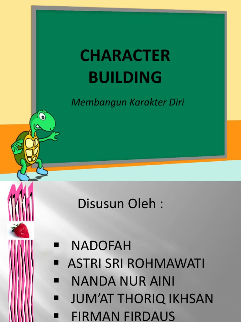 Character Building Ppt
