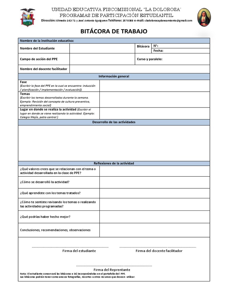 Bitácora de Trabajo | Behavior Modification | Cognition