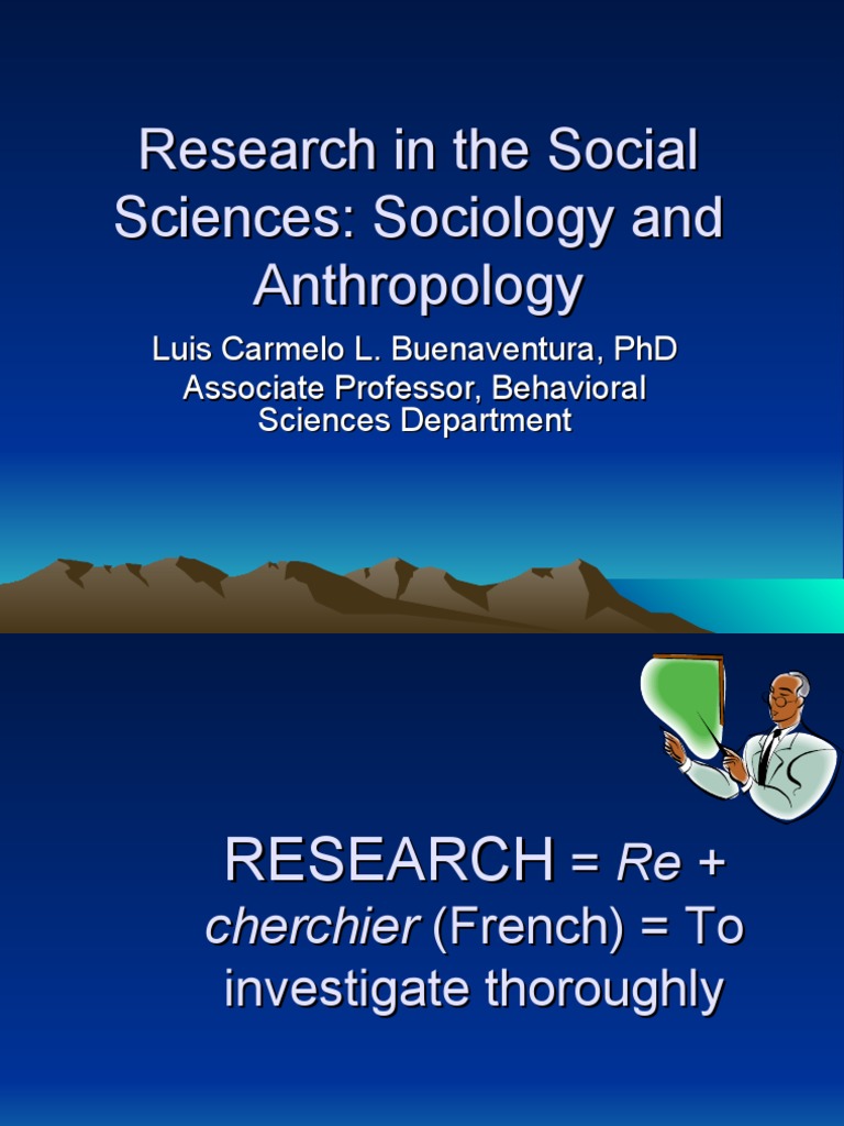Research in The Social Sciences | PDF | Qualitative Research | Knowledge